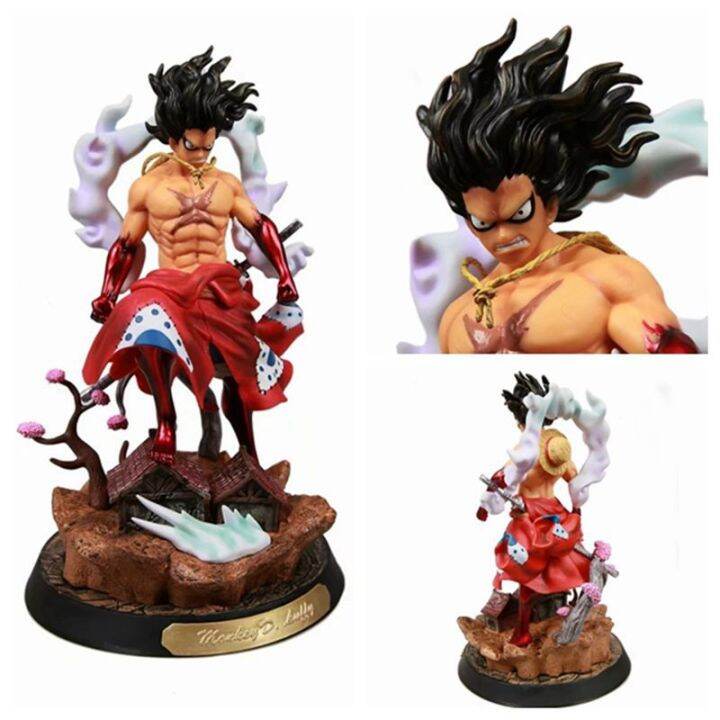 One Piece GK Gear fourth Snake Man Luffy SYP Kimono Wano Country Statue ...
