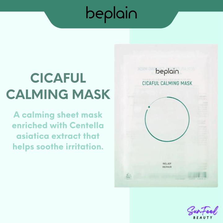 BEPLAIN Cicaful Calming Mask 1 sheet | Lazada
