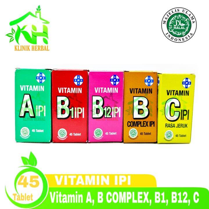 VARIAN Vitamin Ipi isi 45 tablet- IPI vitamin | Lazada Indonesia