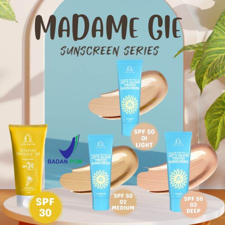 Madame Gie Madame Protect Me Sunscreen SPF 30+++Tinted Sunscreen ...