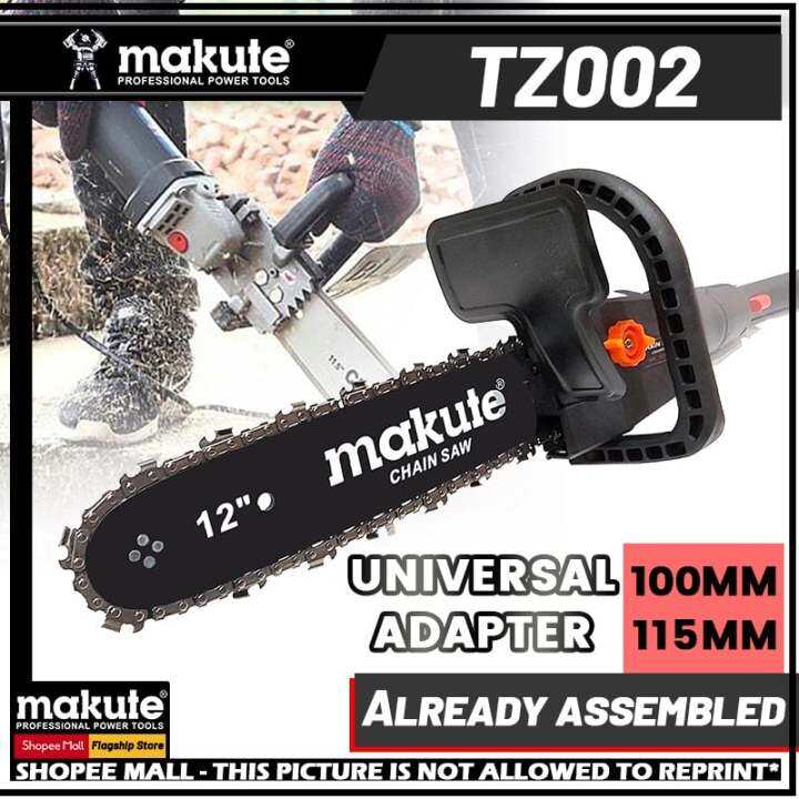 Makute TZ001 Electric Chainsaw Adapter 12’ Chain and Bar Professional ...