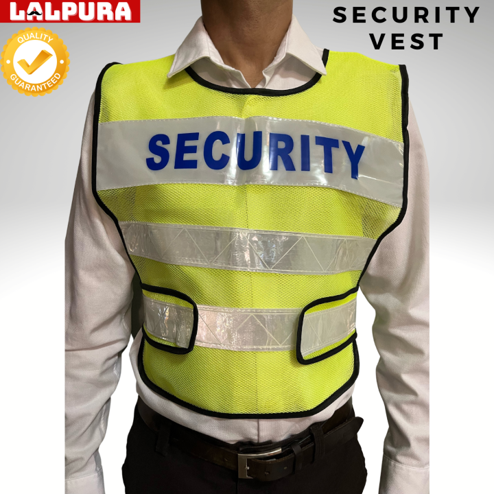 Safety Vest Sekurity Keselamatan High Quality Security Vest Reflective Security Guard Vest ...
