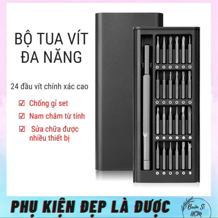Bộ tua vít mini, bộ tua vít 24 đầu tiện lợi, bộ tua vít 25 trong 1 ...
