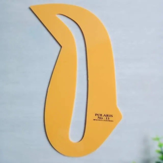 Penggaris pola jahit lengkung / kerung lengan polaris | Lazada Indonesia