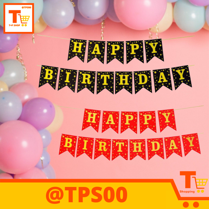 PASTEL-COLOR PARTY BANNERS WITH STARRY DESIGN/ BIRTHDAY CELEBRATION ...