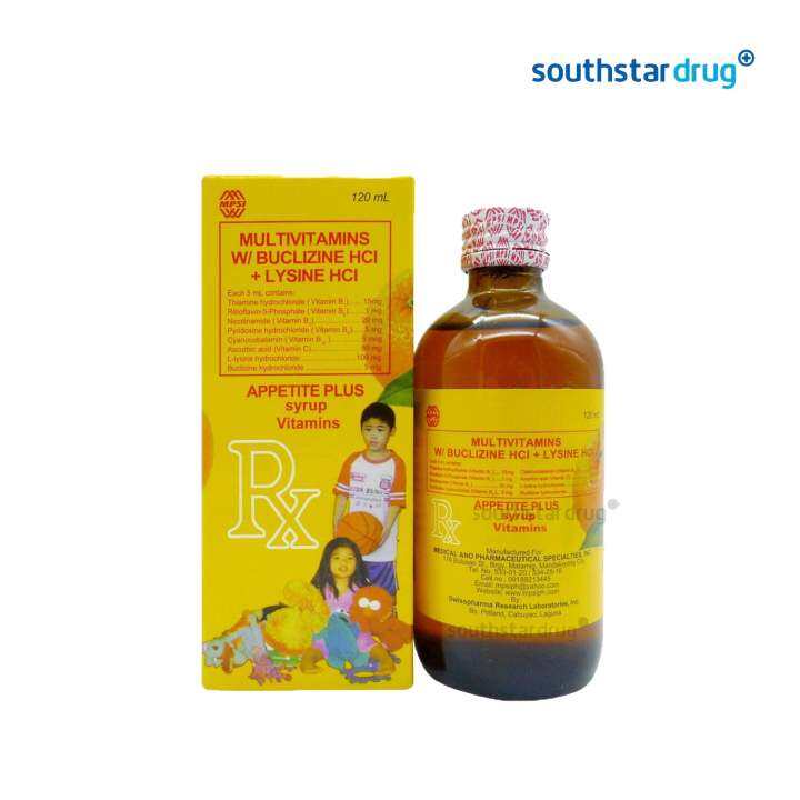 Appetite Plus 120 ml Syrup | Lazada PH