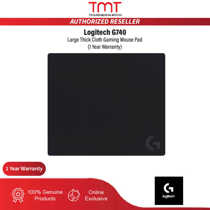 Logitech G740 Thick Large Cloth Gaming Mouse Pad (1 Year Warranty) | Lazada