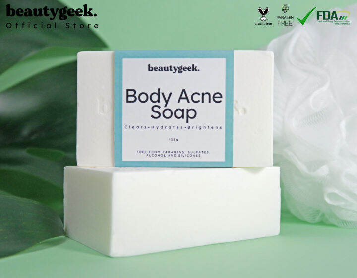 Beautygeek Body Acne Soap (for bacne, back acne, pimples) | Lazada PH