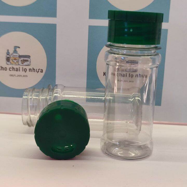 ( sét 5 lọ ) 50 ml Hũ Nhựa, lọ nhựa Trong Suốt Đựng Gia Vị, đựng tiêu, đựng muối. | Lazada.vn