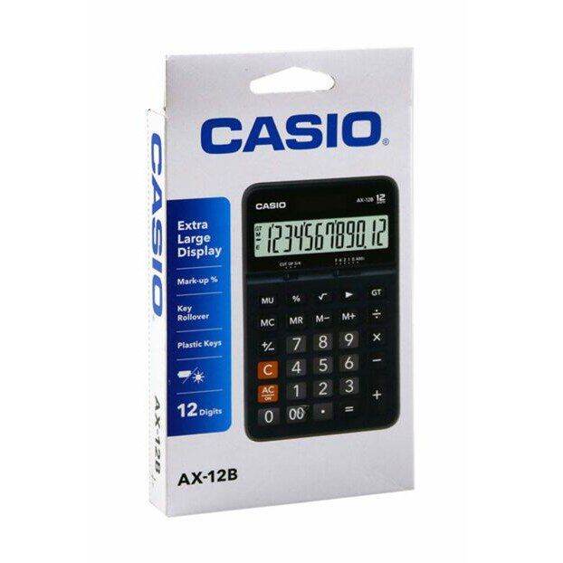 Casio Calculator AX-12B CALCULATOR AX12B Business office calculator bigPH | Lazada PH