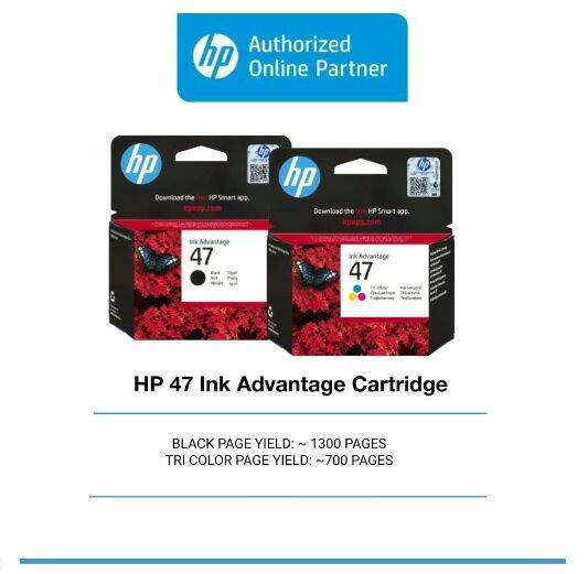 HP 47 Original Ink Advantage Cartridge | Lazada
