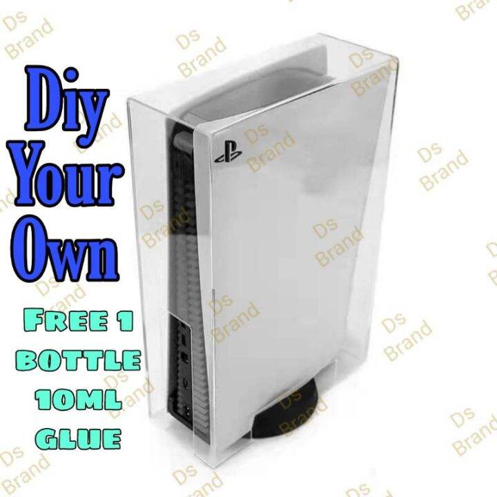 DIY PS5 PlayStation Dust Cover Display Case / PS5 DualSense Charging ...