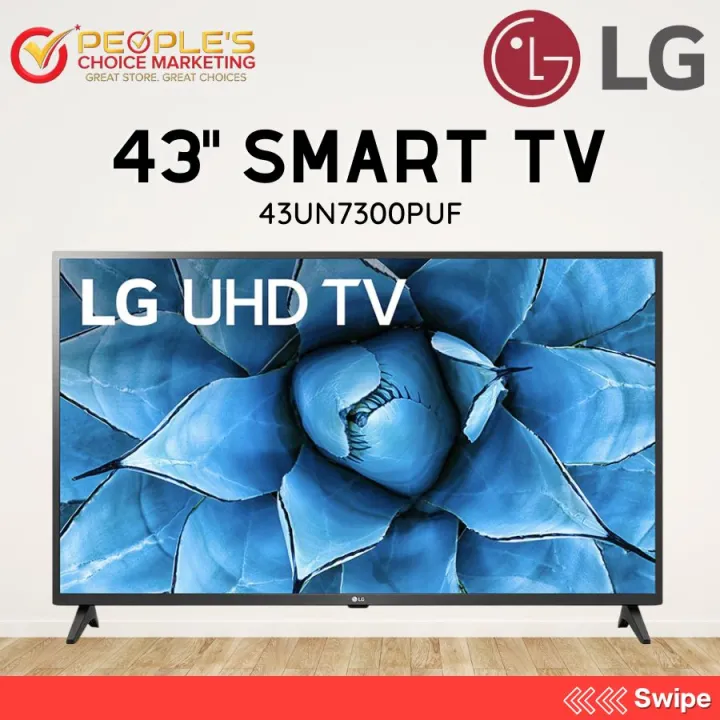 LG 43 inch Class 4K Smart UHD TV with AI ThinQ® 43UN7300PUF | Lazada PH
