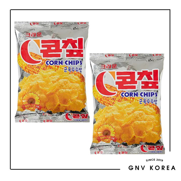 [CROWN] (2PCS) CORN CHIPS 70G | Lazada PH