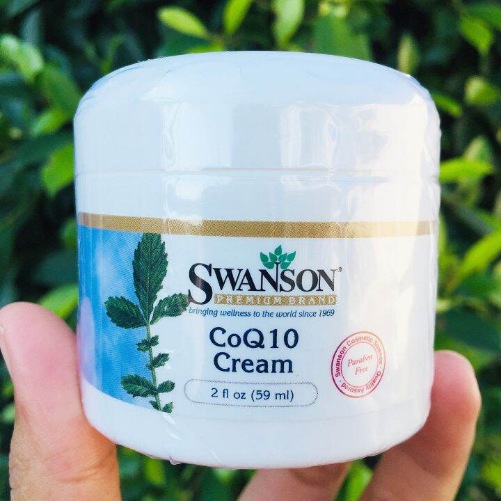 CoQ10 Cream 59 mL (Swanson®) บำรุงผิวหน้า ครีมคิวเทน ให้ผิวดูอ่อนเยาว์และกระจ่างใส Q10 #Q10 #คิว ...