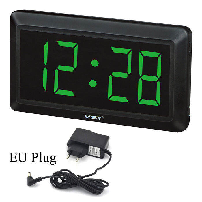 LED VST-780 Digital Wall Clock - Black | Lazada PH