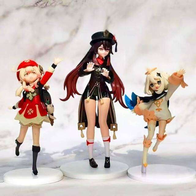 27cm Genshin Impact Ganyu Anime Figure Genshin Impact Klee Action ...