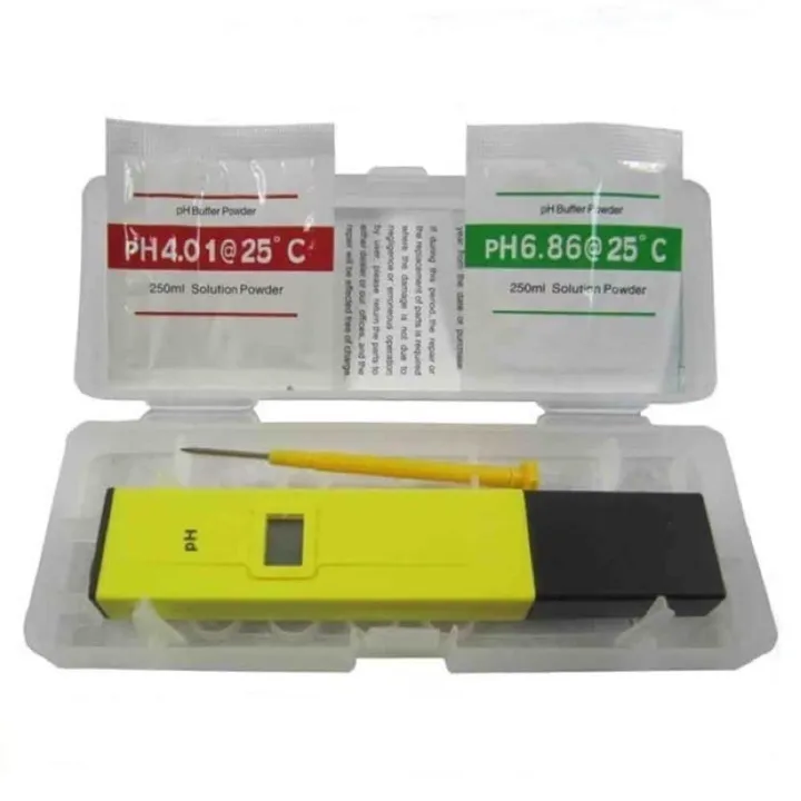 Alat Pengukur pH Meter Digital + BOX Ukur Keasaman Air Hidroponik ...