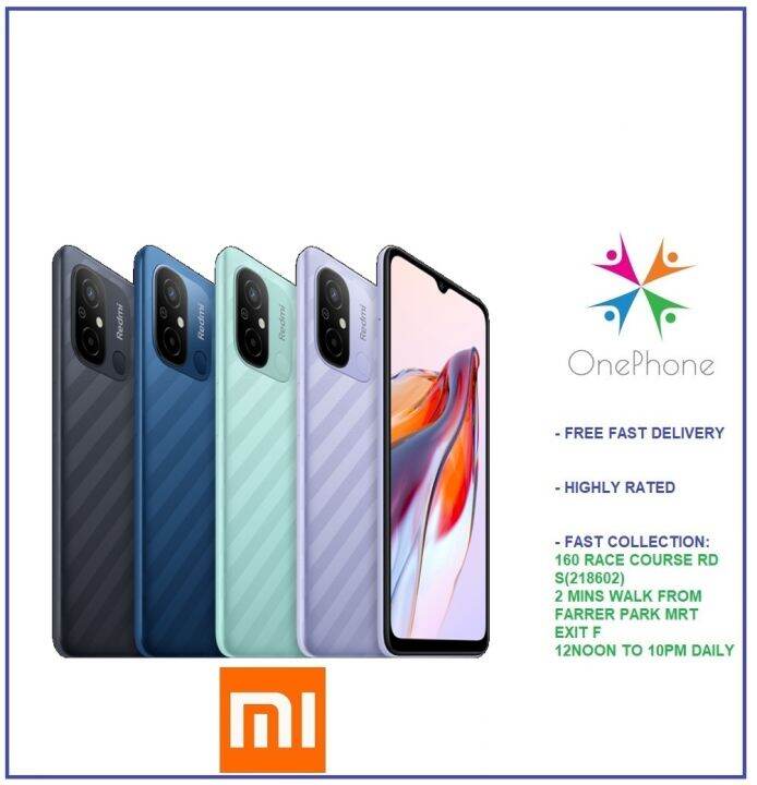 Redmi 12c 128GB/6GB, 128GB/4GB & 64GB/3GB | Supplier Warranty | Lazada Singapore