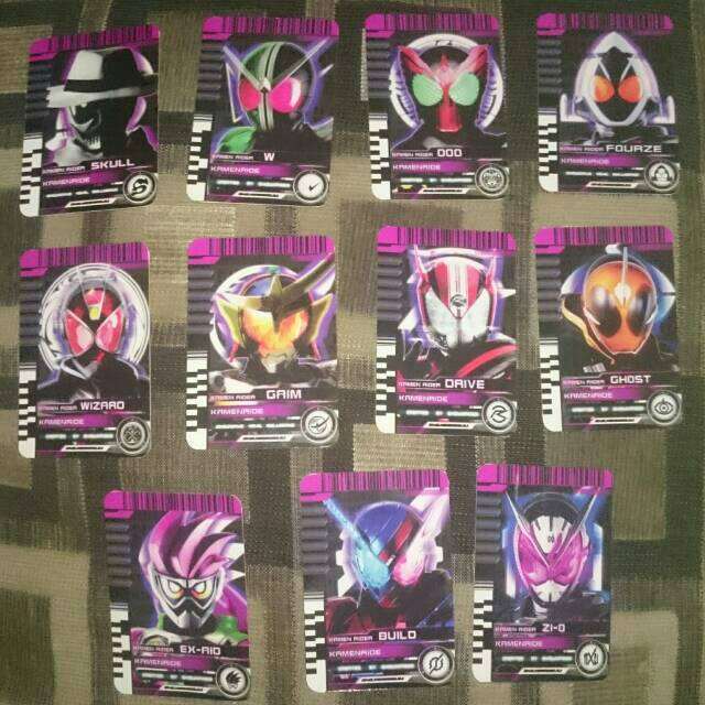 Special Cards Neo Decade Driver Kamen Rider Heisei Rider Phase 2 Cards ...