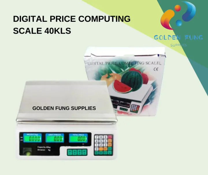 40kg Rechargeable Digital Price Computing Scale Lazada Ph