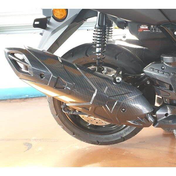 Ready stock NEMO Nmax V2 Aerox 2021 Radiator Muffler Cover Carbon NMAX ...