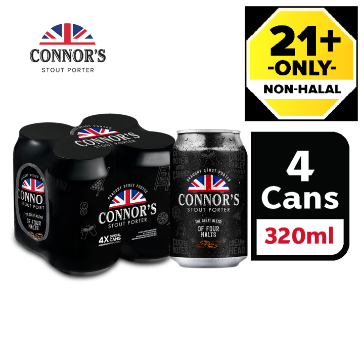 Connor’s Stout Can 4s x 320ml | Lazada