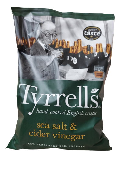 Tyrrell's Potato Chips Snack Hand Cooked English Crisps England 150g ...