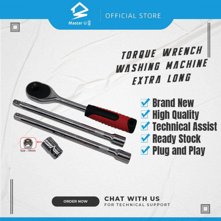WASHING MACHINES TORQUE WRENCH EXTRA LONG | Lazada