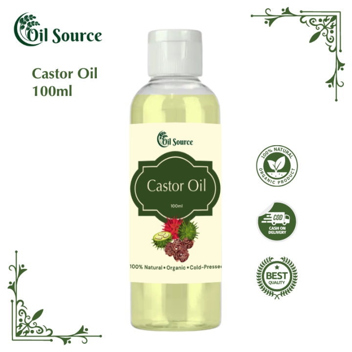 Oil Source Castor Oil 100ml Natural and Organic Hair Grower Hair Loss ...