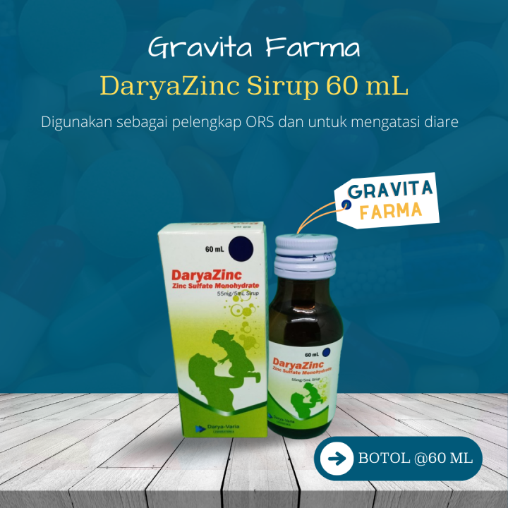 DaryaZinc Sirup 60 mL | Lazada Indonesia