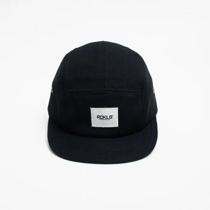 CAPS 5 PANEL / TOPI PRIA FIVE PANEL - Hitam(I7H5) Army Ori Sobek Polos ...