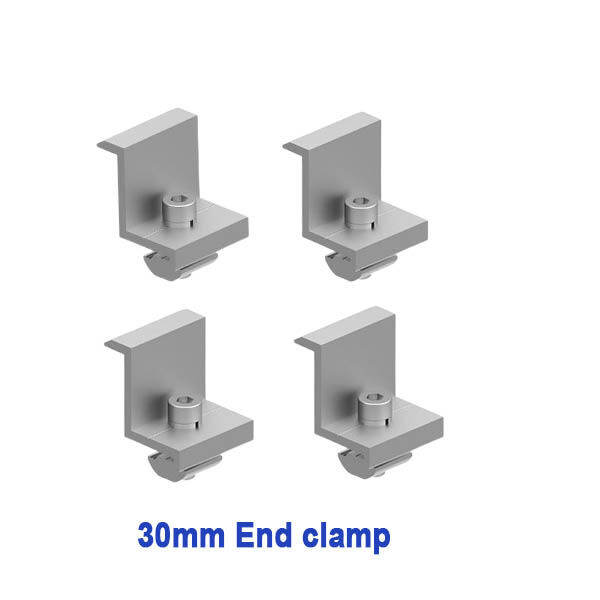 30mm solar end clamp good for 100w or below solar panel (4pcs) | Lazada PH