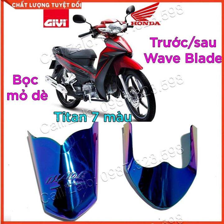 Ốp Mũi Dè Trước Sau Wave Blade, Bọc Mỏ Dè Xe Wave Blade, Bịt Mũi Dè ...