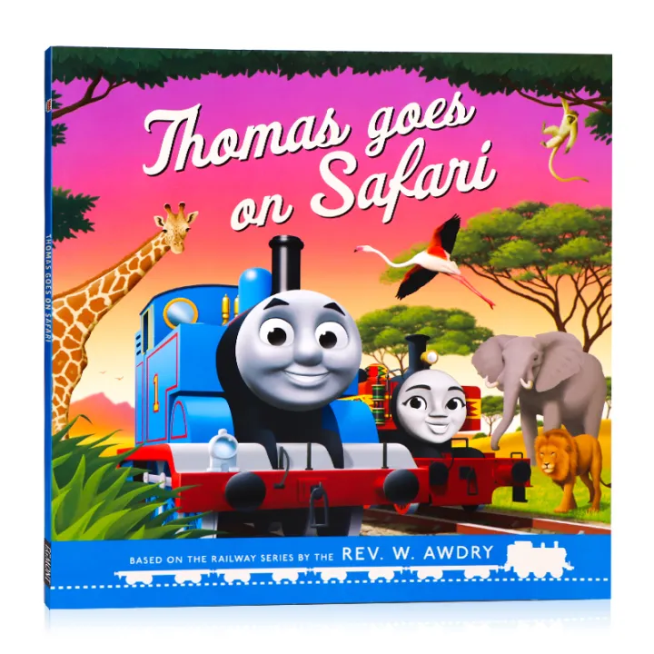 Small train Thomas and friends Thomas & friends Thomas goes on safari imported English original ...
