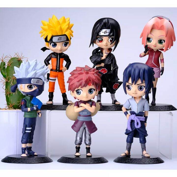 15cm Anime Naruto Figure Qposket / Itachi / Sakura / Kakashi / Gaara ...