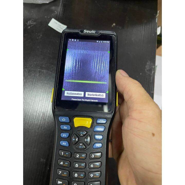 ANDROID SYSTEM SCANNER BARCODE / LABEL SHIPPING HANDSET ORIGINAL J&T ...