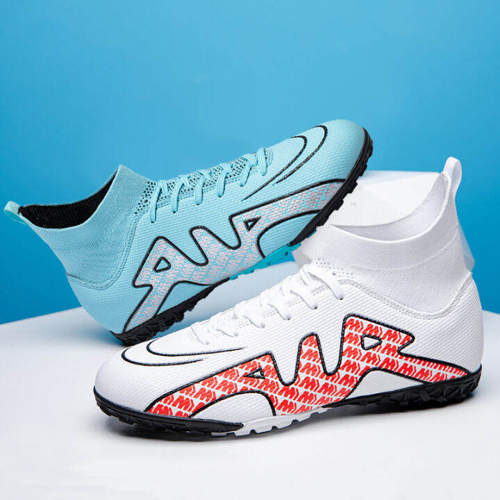 New Professional Men's and Women's Football Boots Kids TFFG High Ankle ...