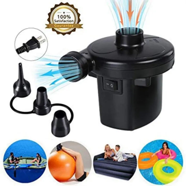 Inflatable Car Swimming Pool Bed Ball Float Electric Air Pump ...