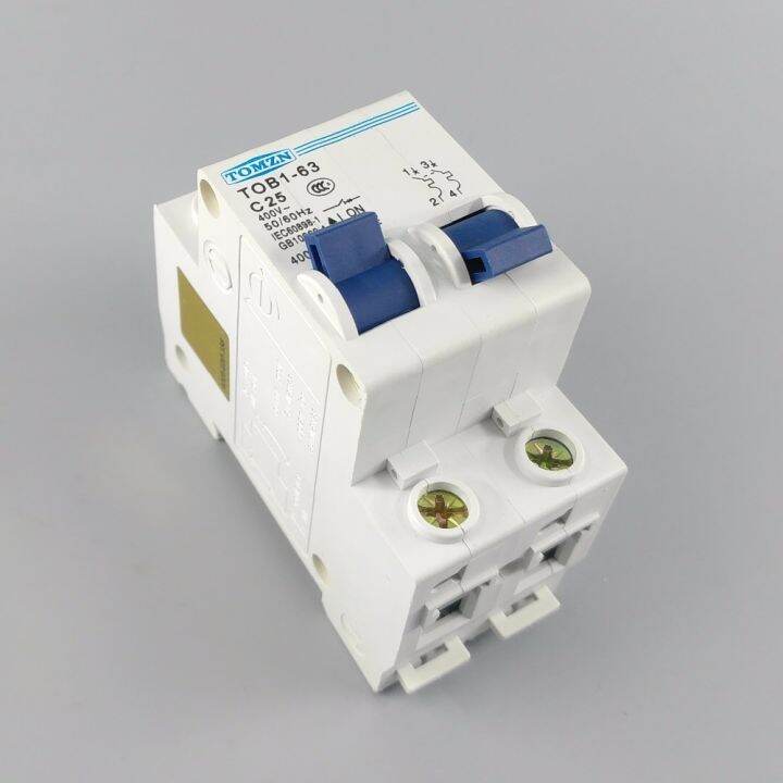 1P 25A MTS Manual Transfer Switch Circuit Breaker MCB 25 Ampere 50HZ ...