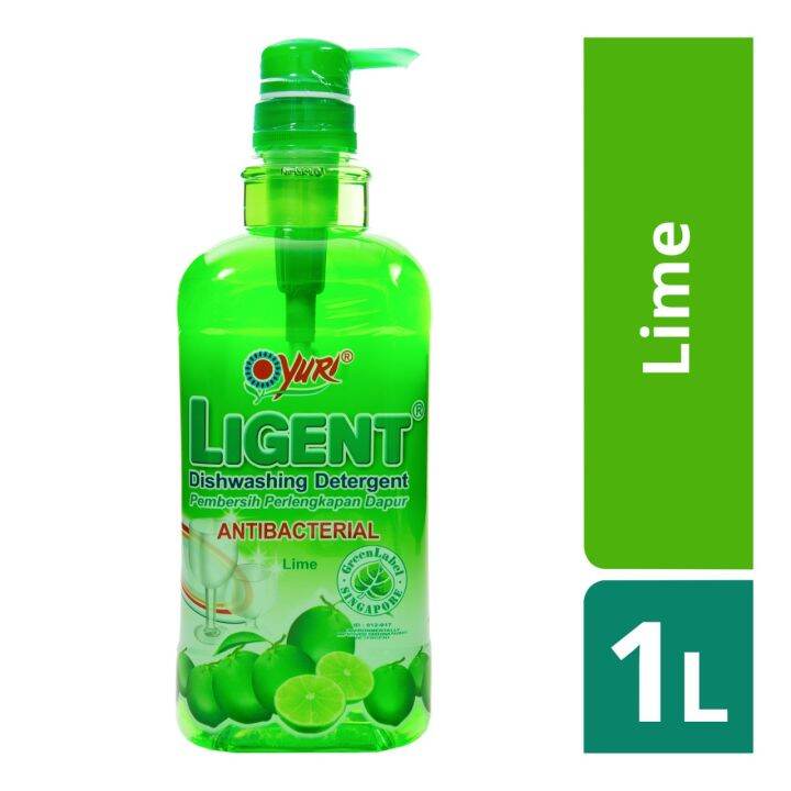 Yuri Ligent Cairan Cuci Piring Lime 1000ml | Lazada Indonesia