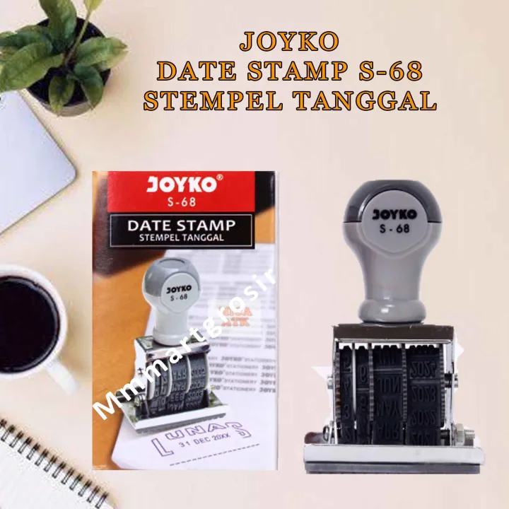 Joyko / Date Stamp / Stempel Tanggal / Stempel Lunas S-68 | Lazada ...