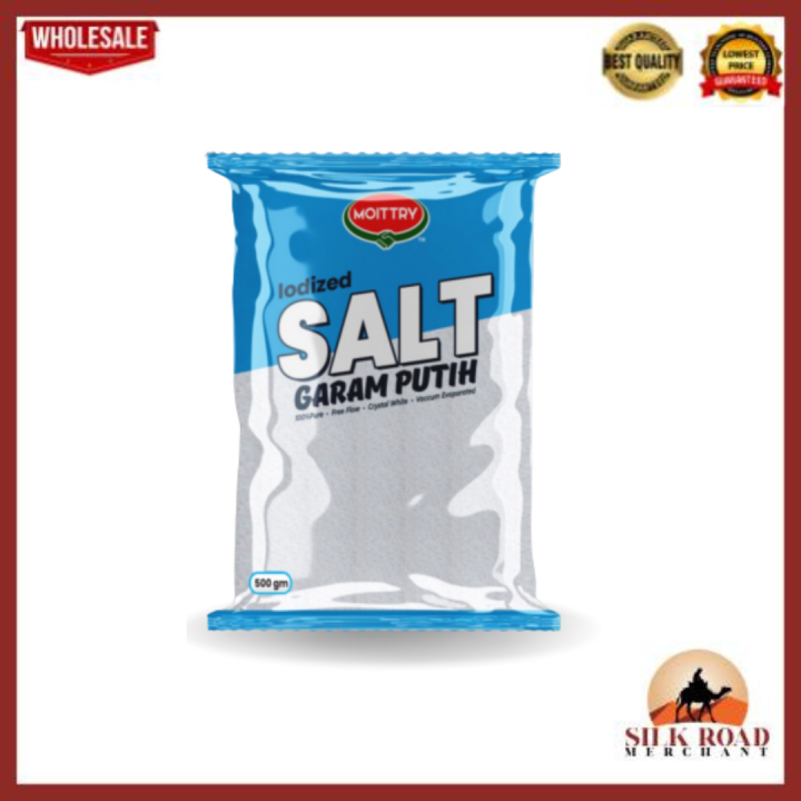 MOITTRY IODIZED SALT (GARAM PUTIH) 500 GM | Lazada
