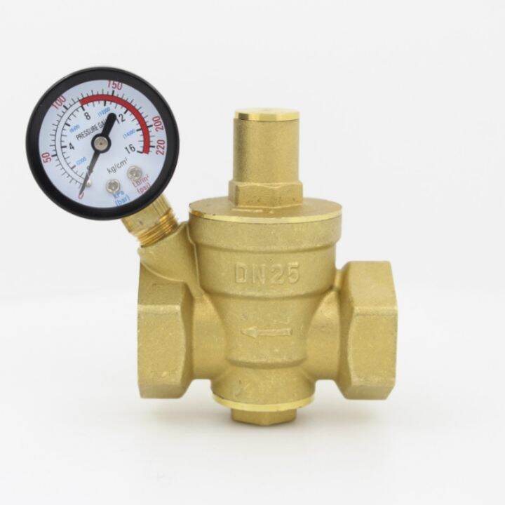 DN25 Brass Water Pressure Reducing Valve 1 quot; Adjustable Valves With ...