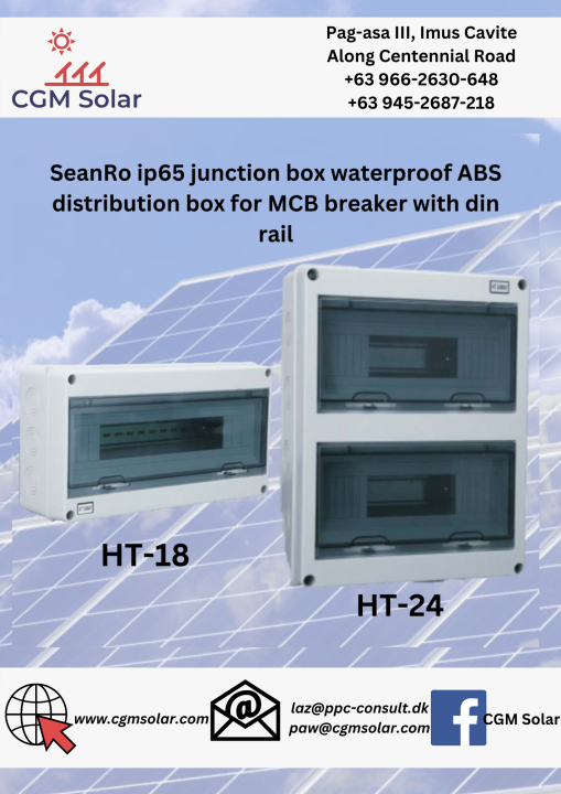 SeanRo ip65 junction box waterproof ABS distribution box for MCB ...