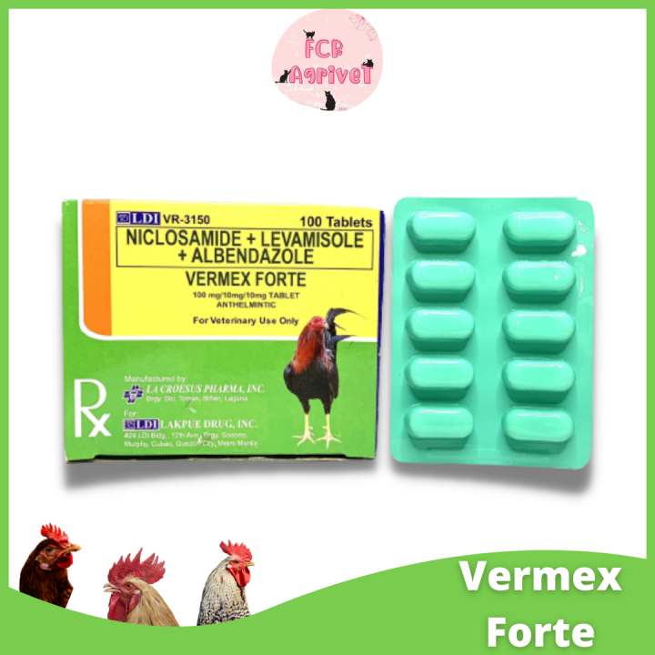 [FCR AGRIVET] Vermex Forte for Gamefowl / Para sa Manok Panabong ...