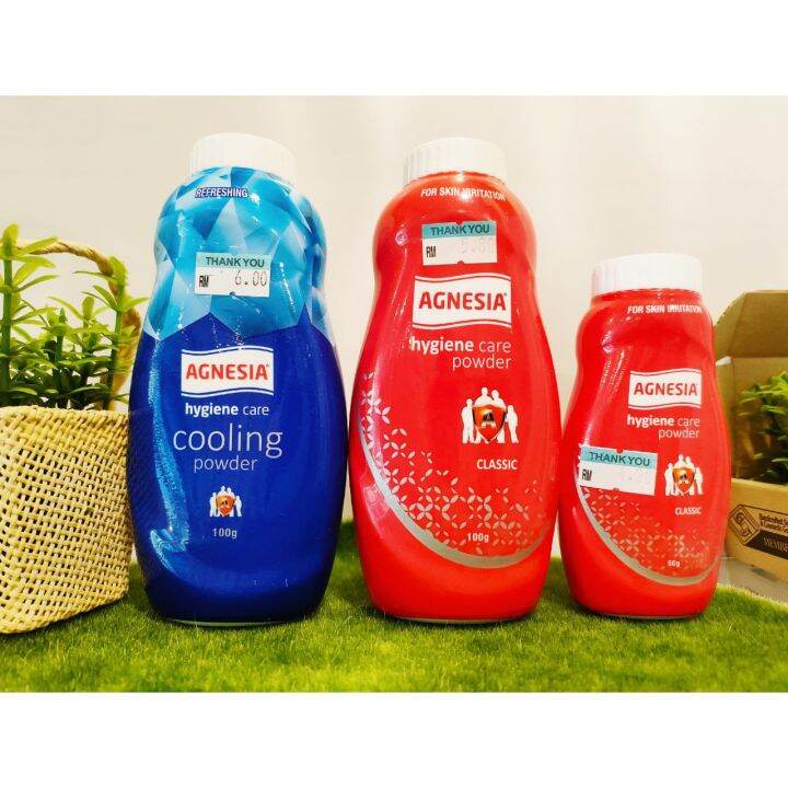 1) Serbuk Penjagaan Kebersihan Agnesia 爽身粉 Agnesia Hygiene Care Powder ...