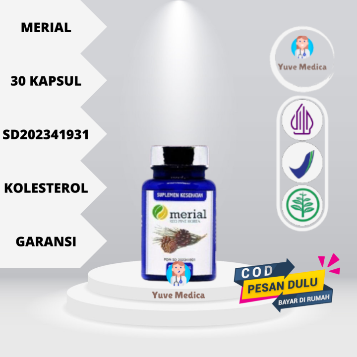 Manfaat Merial Red Pine Korea Untuk Obat Kolesterol 30 Kapsul di ...