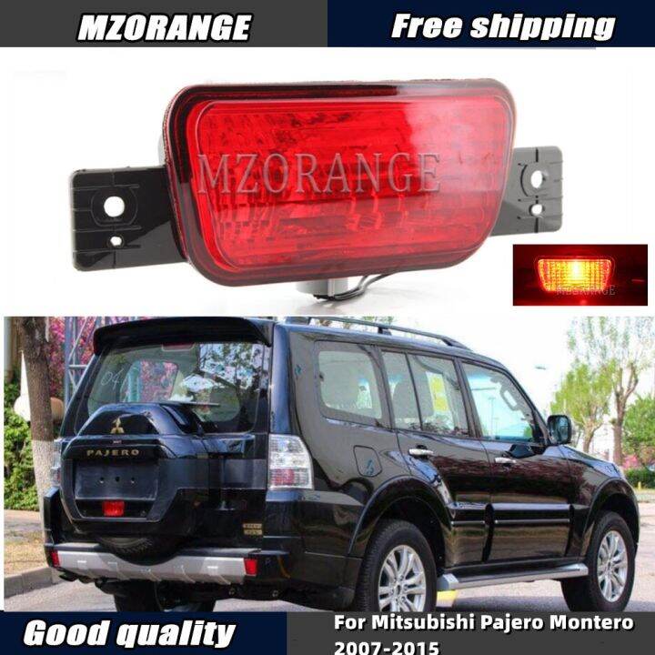 ไฟตัดหมอกแสงกันชนท้ายไฟหลังรถสำหรับ Mitsubishi Pajero Montero 2007-2015 ...