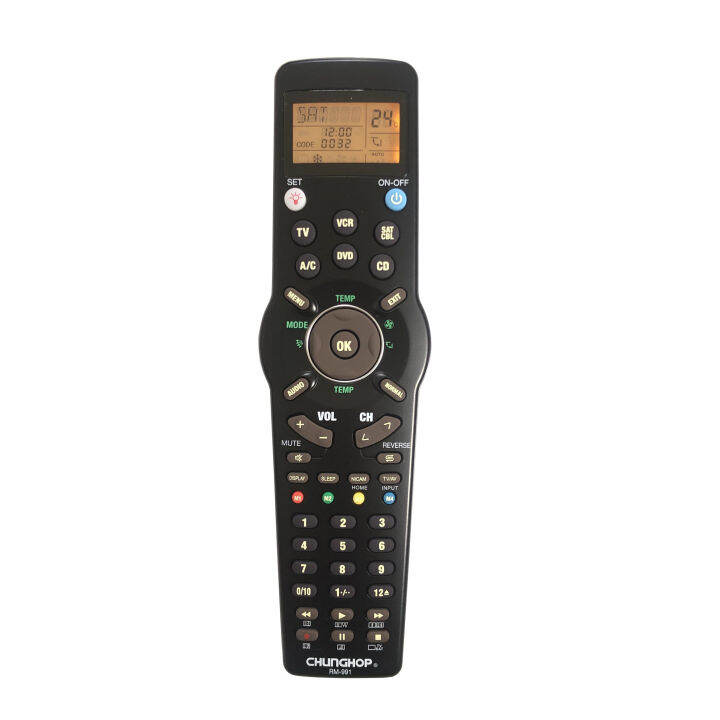 Rm 991 For Chunghop Tvsatdvdcblcdacvcr Universal Remote Control